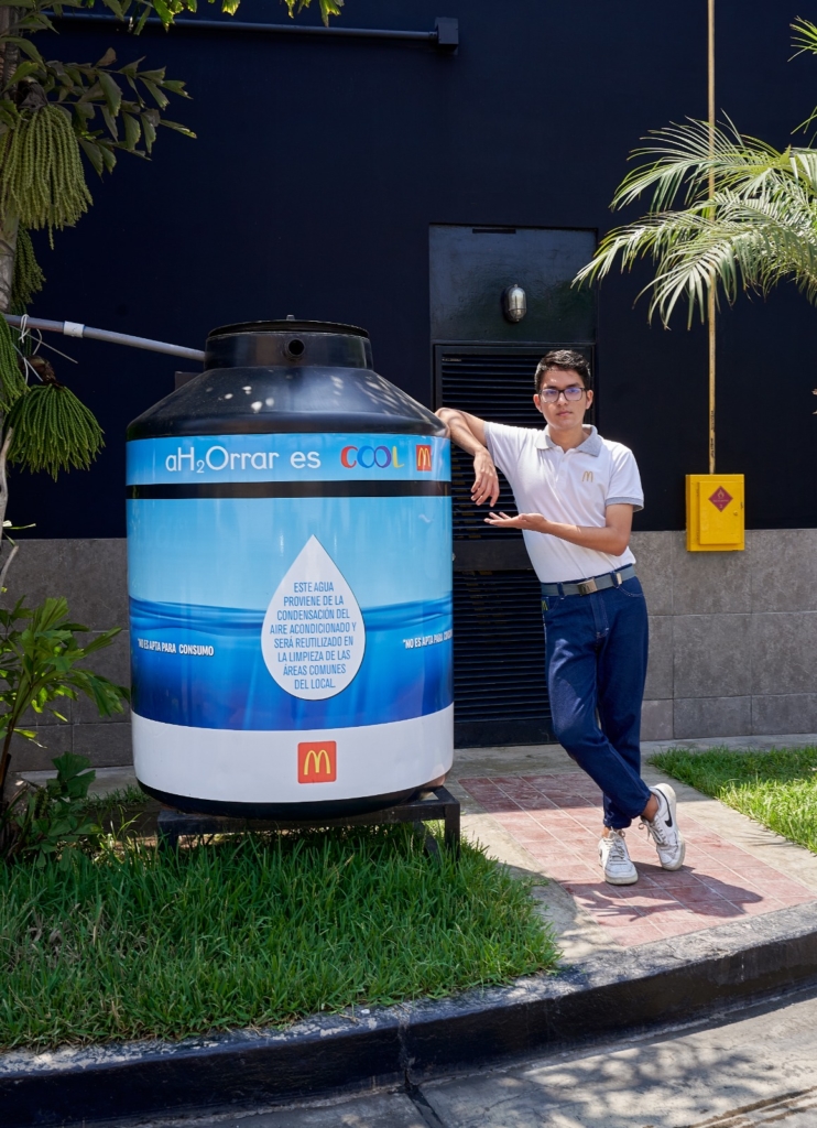 McDonald´s Perú recicló más de 40 mil litros de agua gracias a innovador programa